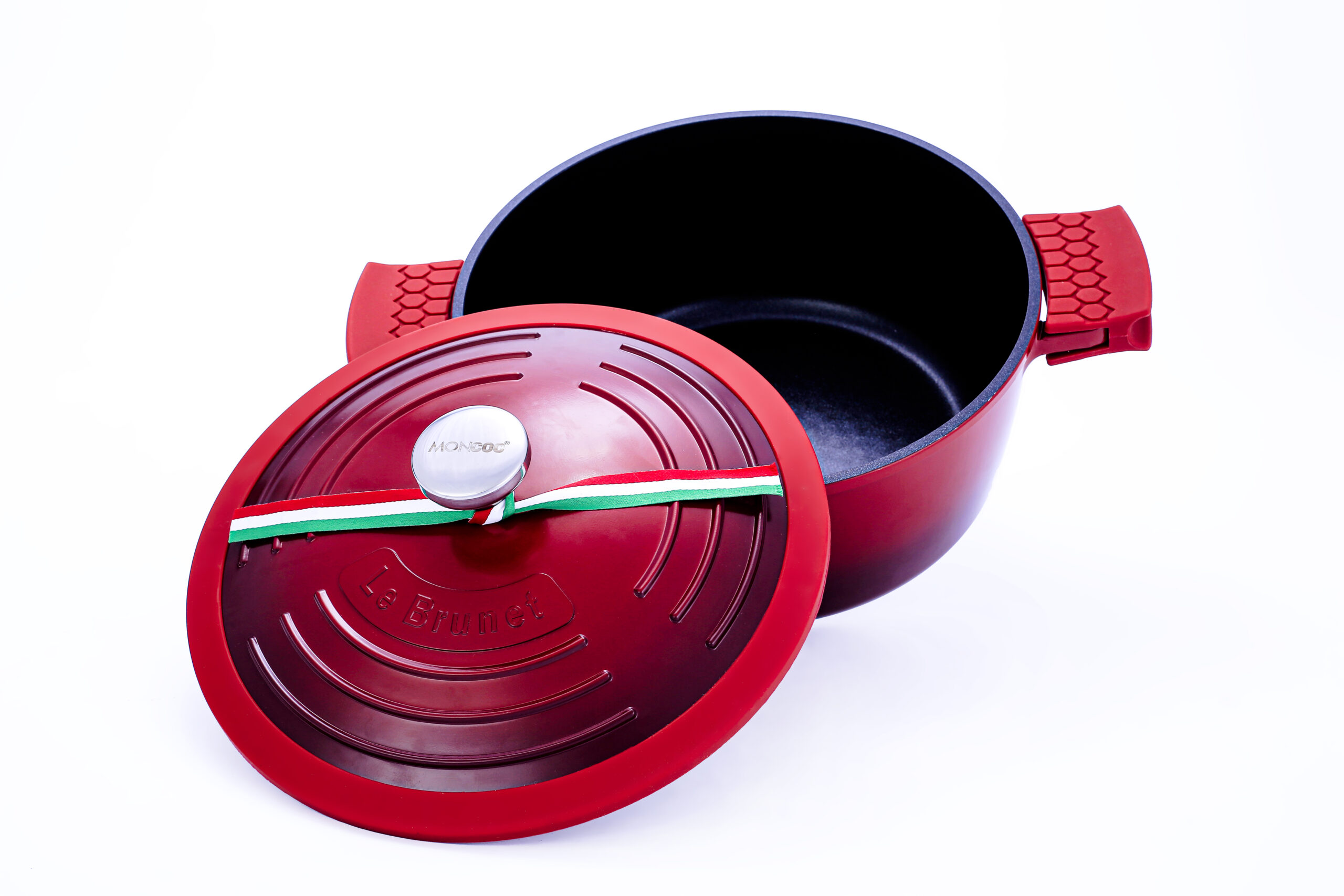 Jogo de Panelas - Le Brunet - Vermelho - Moncoc